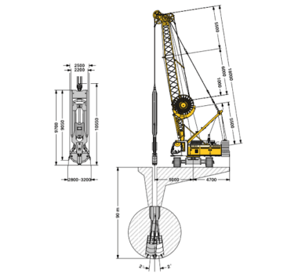 Liebherr crawler crane model HS855 - Đuafat